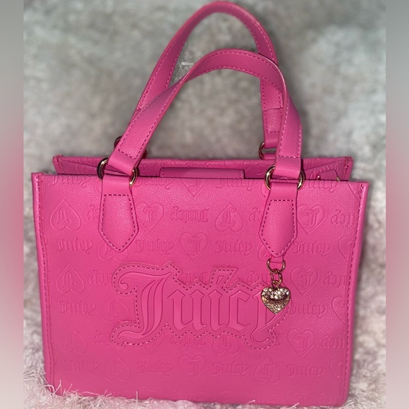 Juicy Couture | Bags | Juicy Couture Pink Upgrade U Mini Tote | Poshmark